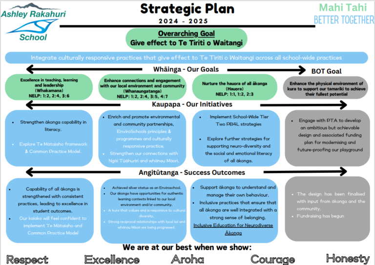 Strategic Plan 2024 – 25 – Ashley Rakahuri School
